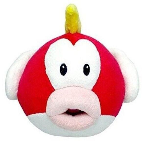 Little Buddy | Toys | Super Mario Bros Little Buddy Cheep Cheep 6 Plush ...